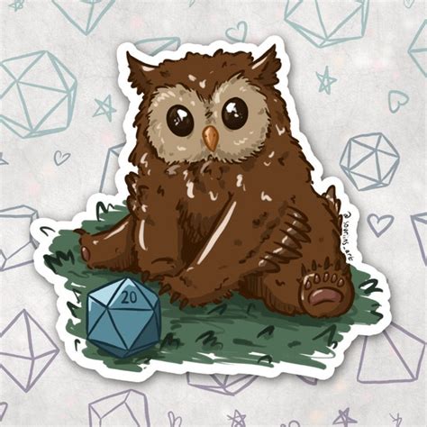 Owlbear Stickers Etsy