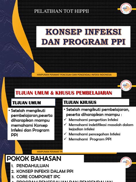 Konsep Infeksi Dan Program Ppi Tot 2022 Pdf