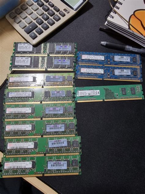 Assorted Desktop Ram Memory Computers And Tech Parts And Accessories
