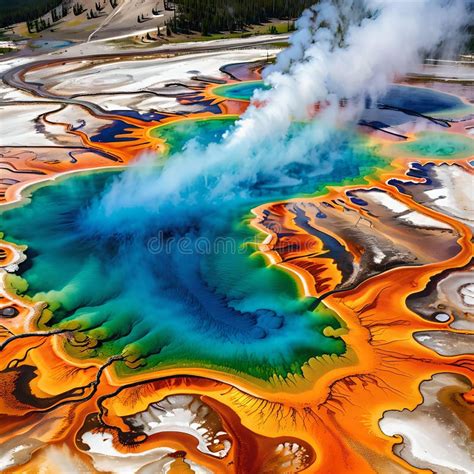 Vivid Colors Of Grand Prismatic Spring A Breathtaking Natural Wonder