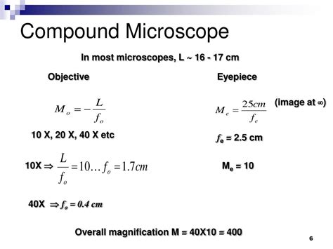 Ppt Optical Systems Magnifier Microscope Telescope And Binoculars