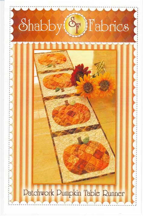 Patchwork Pumpkin Table Runner Quilt Pattern By Jennifer Bosworth For