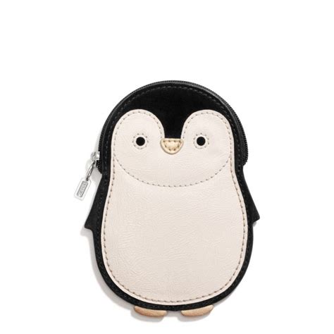 Outlet Coach Official Site Coach Penguin Coin Purse Coach Penguin