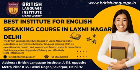 Best Institute For English Speaking Course In Laxmi Nagar Delhi