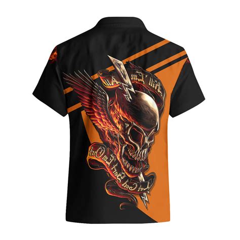 Wings Skull Hawaiian Shirt Kill Them All Kelvinmart