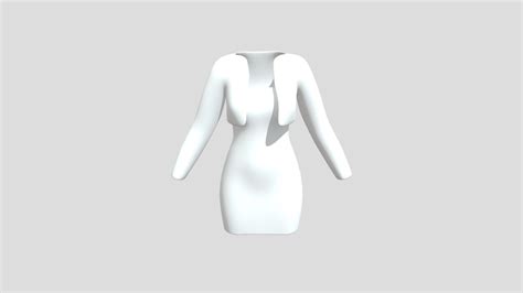 A Jacket With A Dess Download Free 3d Model By Sayuricreatesstuff