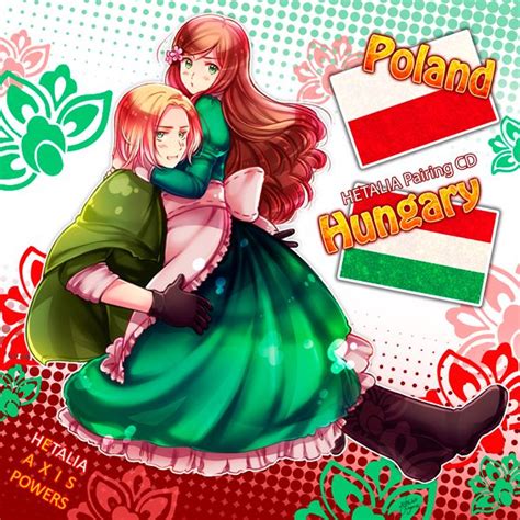 Two Women In Dresses Hugging Each Other On A Red And Green Background