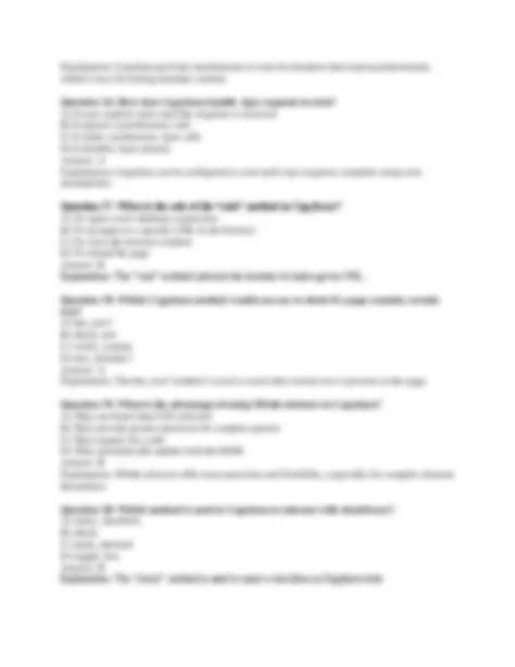 Certified Capybara Testing Professional Exam Exams Technology Docsity