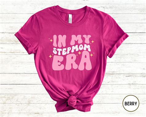In My Stepmom Era Shirt Retro Stepmom Tshirt Funny Stepmom T Shirt Bonus Mom Shirt Groovy