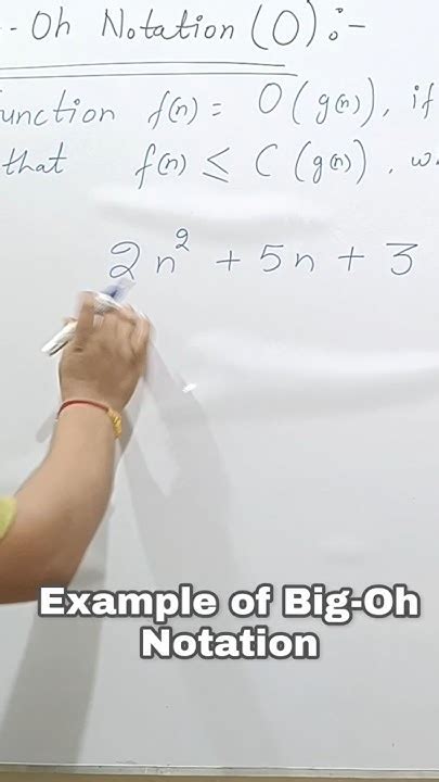 Example Of Big Oh Notation Daa Algorithmanalysis Algorithm