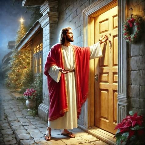 Jesus Is Knocking The Door Of Your Heart And Not Your Physical Door 💕🙏🙌
