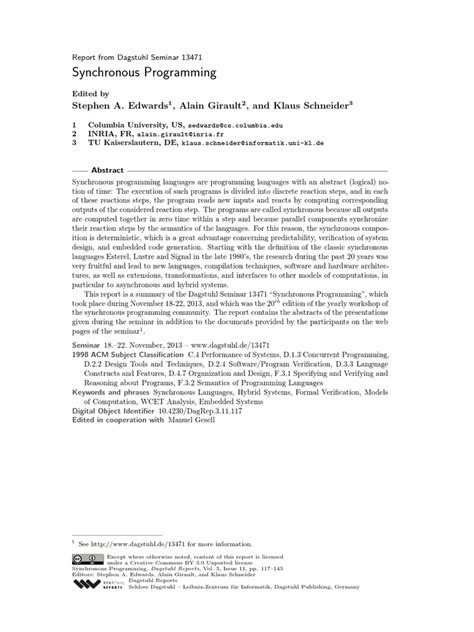 synchronous programming seminar pdf formal verification system