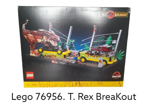 Lego Jurassic World T Rex Breakout 76956 New And Sealed £8995