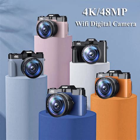 Komery New Release 48mp Camera Digital Wifi 4k Youtube Vlogging Camera