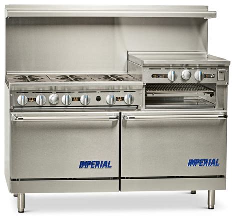 Imperial Pro Series Ir 6 Rg24 6 Burner Oven Range With Griddle Peachman