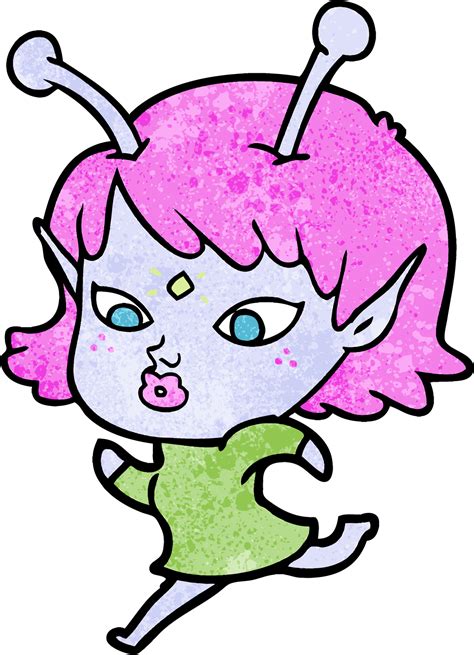 Pretty Cartoon Alien Girl Running Drawing 46946906 Png Pretty Cartoon Alien Girl Running Drawing 46946906 Png