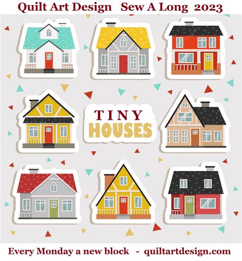 A Tiny House Project Quilt Art Design