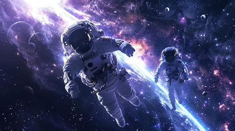 Premium Photo Space Exploration Scene