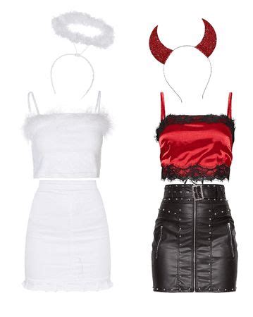Angel And Devil Halloween Costume Outfits