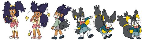 Iris To Emolga Tf By Jpanboy Fur Affinity Dot Net