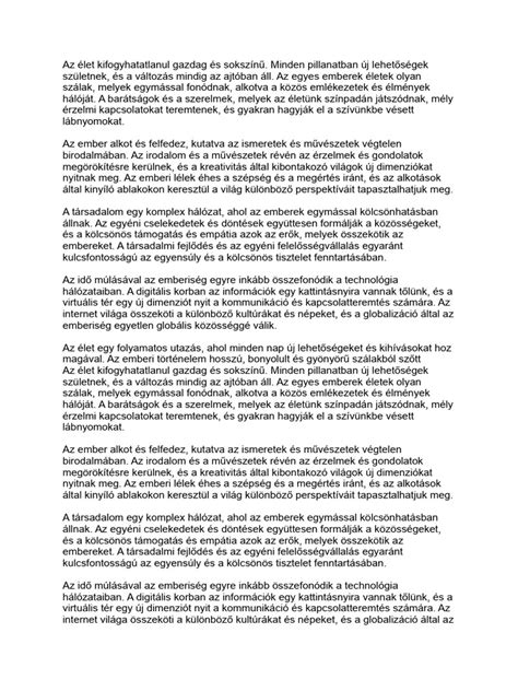 Az Élet Működésének Az Elve Pdf