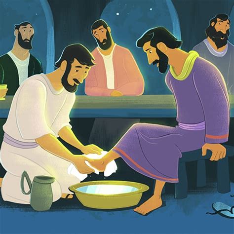 Jesus Washed The Disciples Feet Bible Lesson For Older Preschoolers
