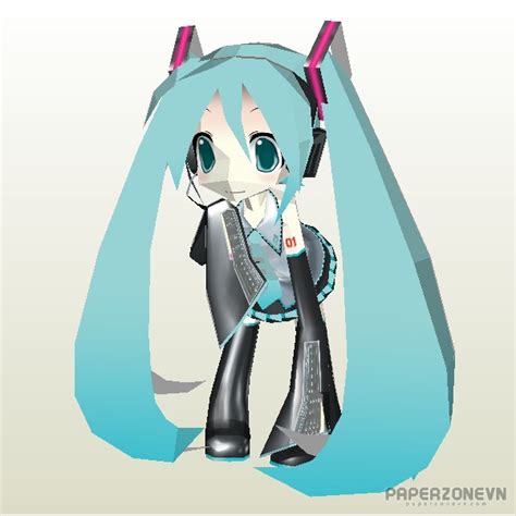 Vocaloid Racing Miku Papercraft Artofit