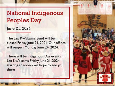 National Indigenous Peoples Day Lax Kwalaams Band
