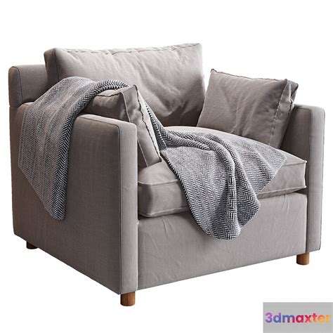 West Elm Marin Armchair 3d Max 3dmaxter