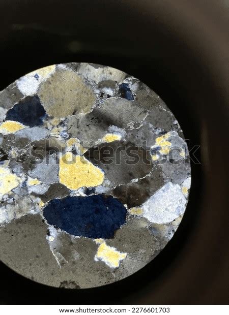 Hornblende Under Optical Microscope Xpl Filter Stock Illustration 2276601703 Shutterstock
