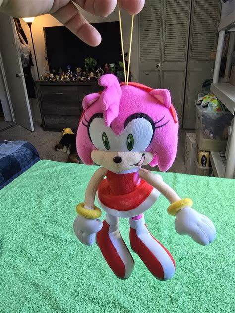 Sonic The Hedgehog Amy Rose In Red Dress Plush 9 Inch Officially