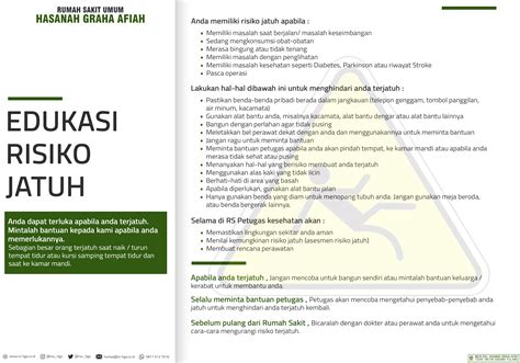 Edukasi Risiko Jatuh Rsu Hasanah Graha Afiah