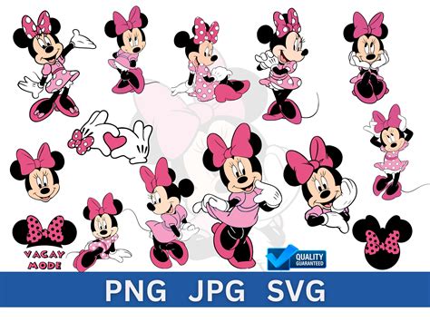 Minnie Mouse Svg Minnie Mouse Birthday Princess Svg Mickey Mouse