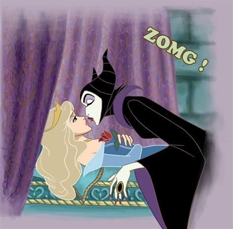 Sleeping Beauty Kiss Aurora And Maleficent Sleeping Beauty Evil