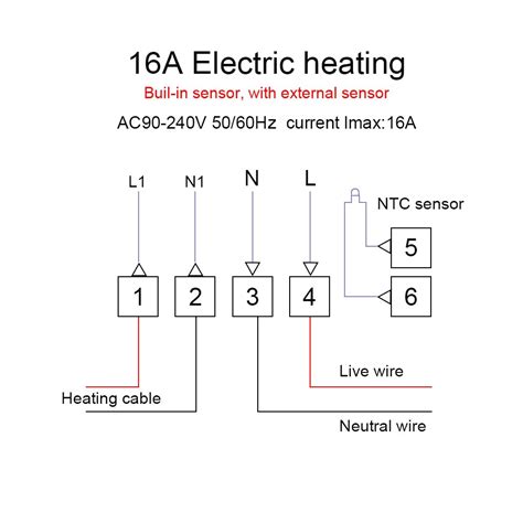 Smart Temperature Controller Wifi Touch Screen The Grandado