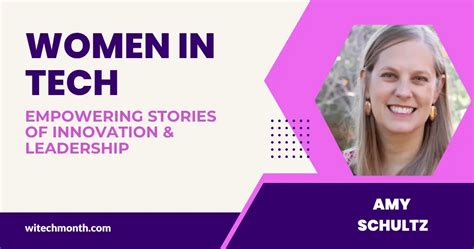 From Finance To Tech Amy Schultzs Inspiring Career Transition