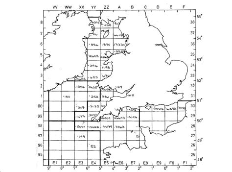 Example Of Statistical Chart For Ices Sub Area Vii Showing Number Of