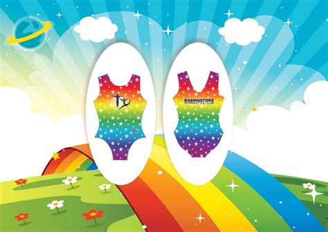 Rainbow Rocket Leotard Basingstoke Gymnastics Club