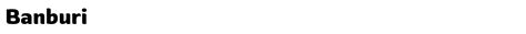 Banburi Font Webfont And Desktop Myfonts