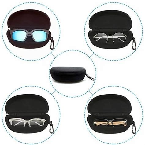Ofixo Sunglasses Case And Large Waterproof Eyeglasses Case Hard Eva Zipper For Men And Women At