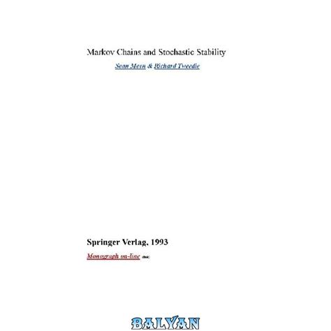 زنجیره های مارکوف و ثبات تصادفی وبلاگ کتابخانه دیجیتال بلیان