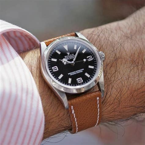 Rolex Explorer Leather