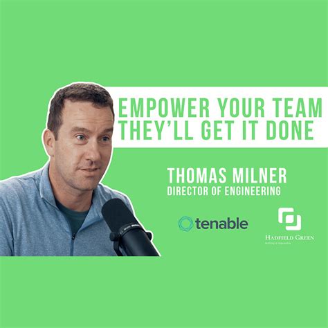 Thomas Milner Director Of Engineering At Tenable Hadfield Green