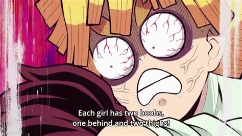 Zenitsu Freaking Out Youtube