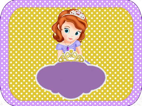Princesa Sofía Etiquetas Gratis Para Candy Bar Ideas Y Material Gratis Para Fiestas Y