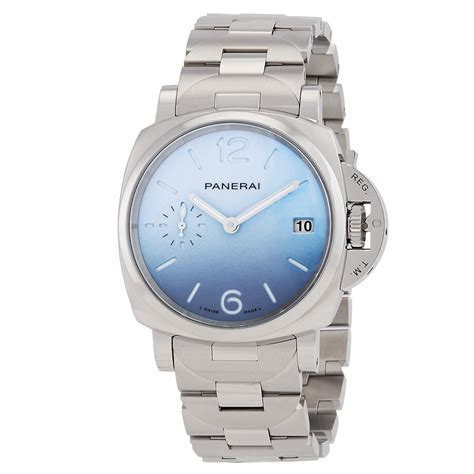 Panerai Luminor Due Pastello Automatic Light Blue Dial Watch Pam01309
