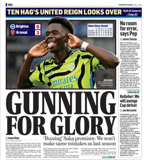 Arsenal Vowing To Learn From Last Seasons Mistakes