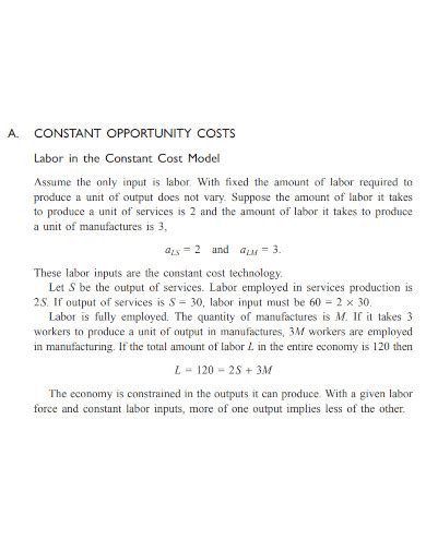 99 Opportunity Cost Examples