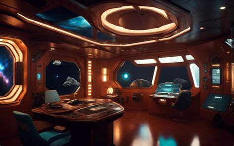 Starship Captain Room 2 By Bem1ro On Deviantart