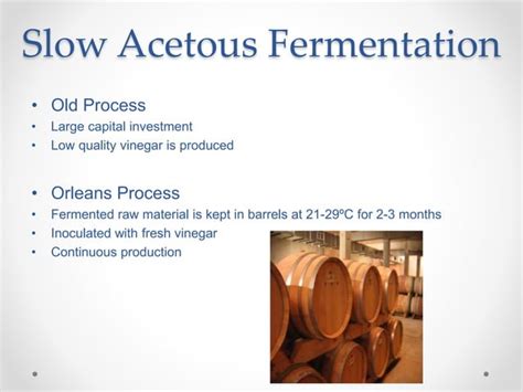 Acetic Fermentation Pptx Chemistry Science